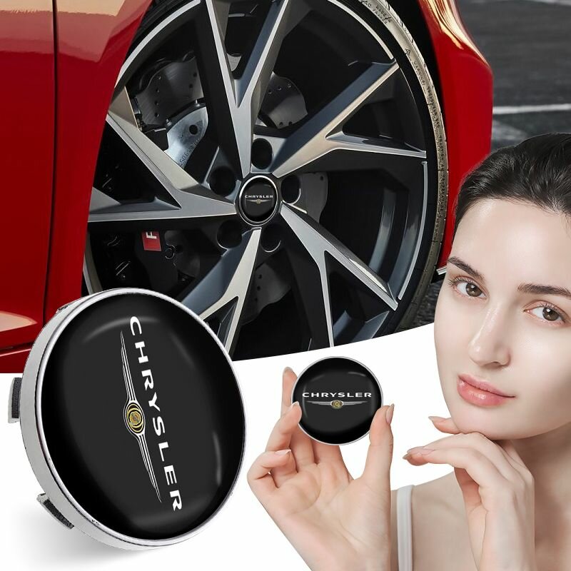 4 шт/60 мм Крайслер (Chrysler) автомобильных колпачков для ступиц