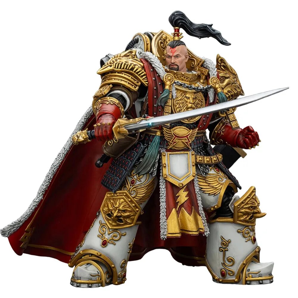 HIPLAY JOYTOY Warhammer JT03363 Белые Шрамы: Джагатай Хан, Примарх V Легиона, фигурка в масштабе 1/18