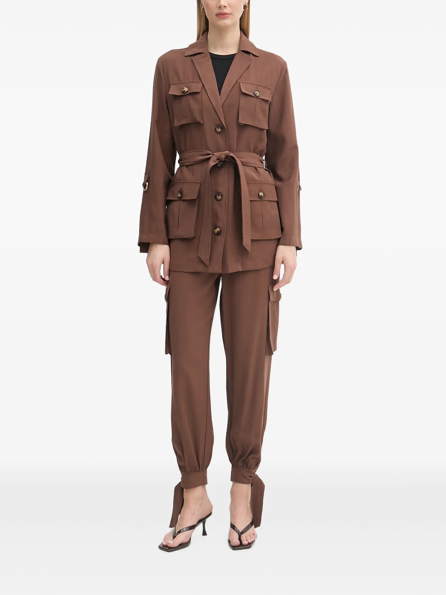 Брюки GAUDI Tie-cuff cargo pants, размер 40 — фото 1