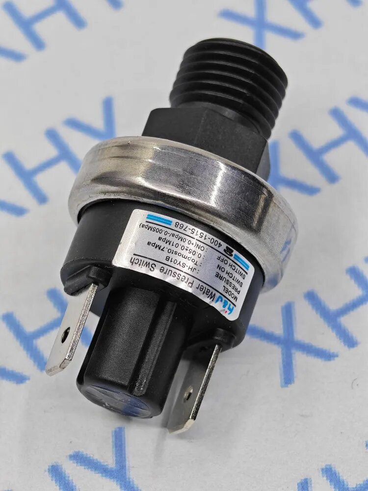 Датчик давления воды H&J (прессостат) для газовых котлов Chaffoteaux, Arderia, Haier, Gazluxe, Electrolux, быстроразъем 12 мм, круглый