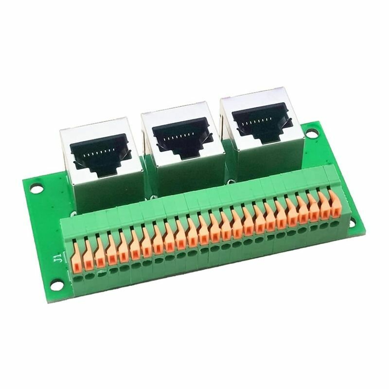 Гнездовая Коммутационная Плата RJ45, Беспаечная Пружинная Клемма RJ45 С 8 Контактами 8-контактов RJ45 гнездовая панель клемма