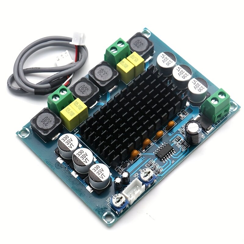 Плата цифрового усилителя мощности TPA3116D2 класс D двухканальный 2x120W модель XH-M543