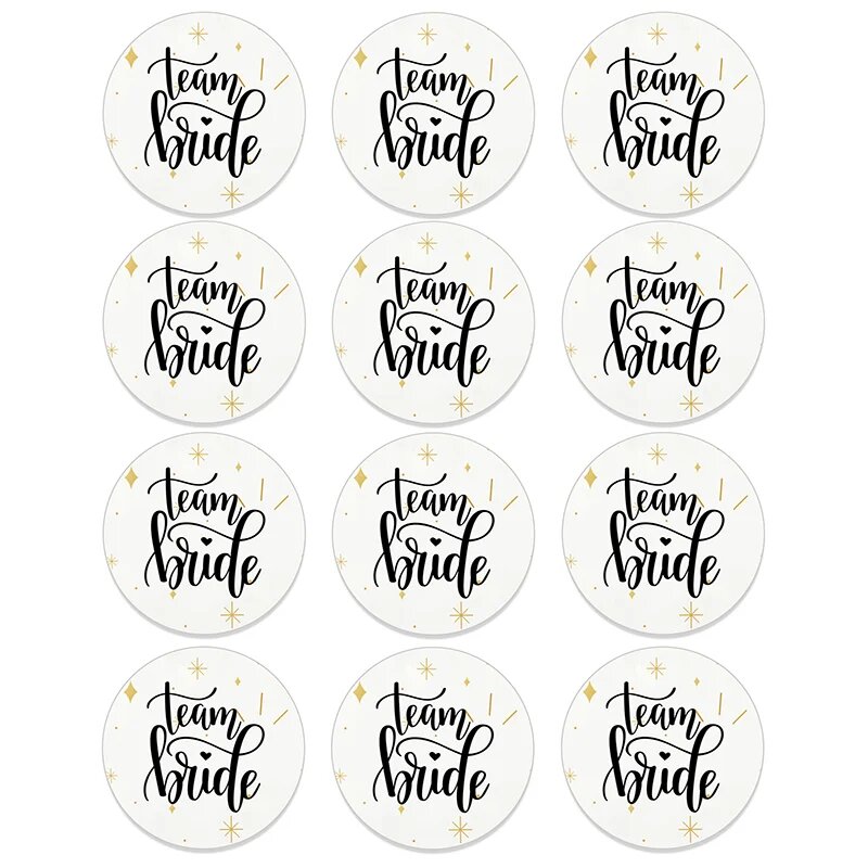 Золотые наклейки для девичника WDINPATY 48pcs, T34
