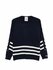 Свитер SEMICOUTURE Button-detail striped sweater, размер 32