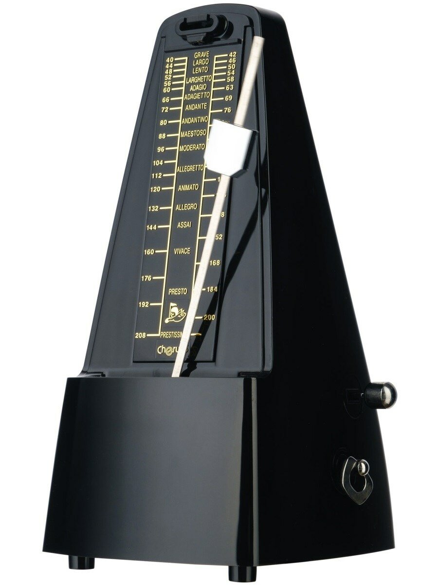 Метроном механический черный Cherub WSM-330BK