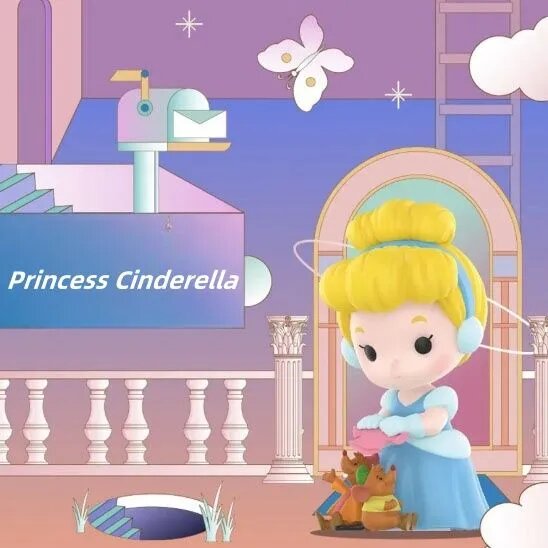Коллекционные фигурки Дисней принцессы ПОП март / Disney Princess Fairy Tale Friendship Series POP MART
