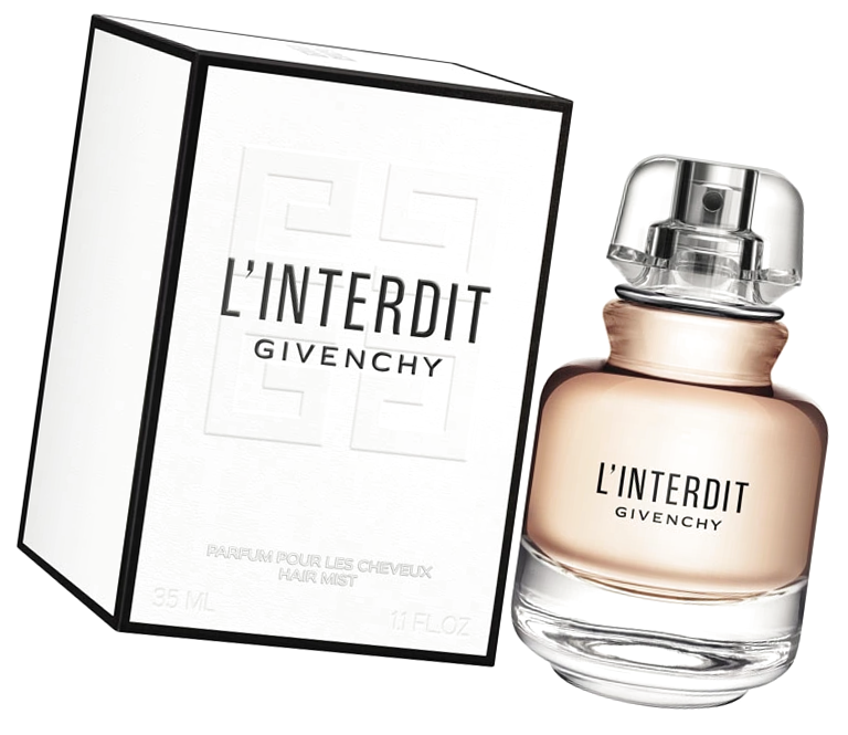 Дымка для волос для женщин 35 мл / Givenchy L Interdit Hair Mist - Эль Интердит
