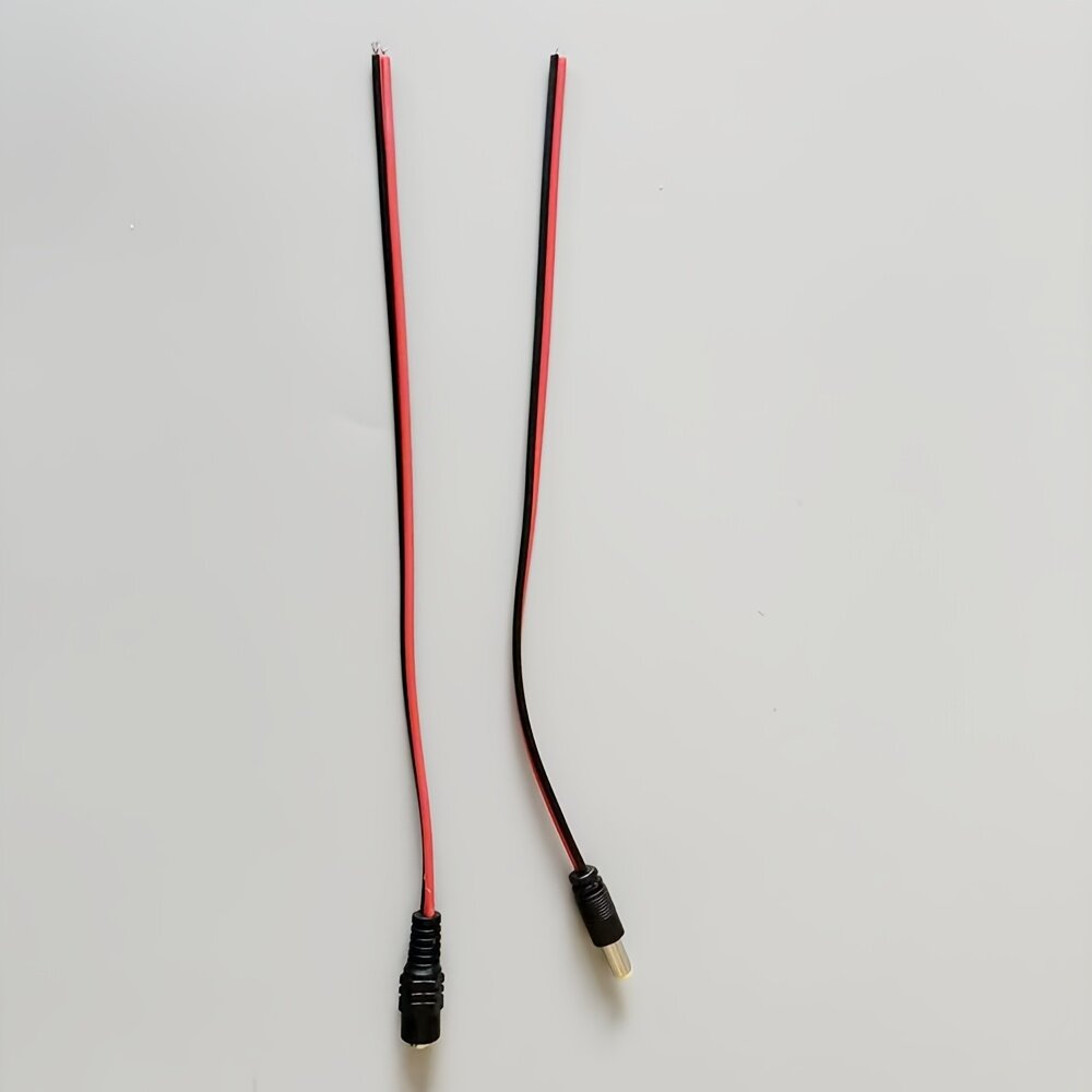Кабель питания 12V DC 5.5x2.1mm папа/мама, 1 пара, для камер видеонаблюдения и адаптеров питания