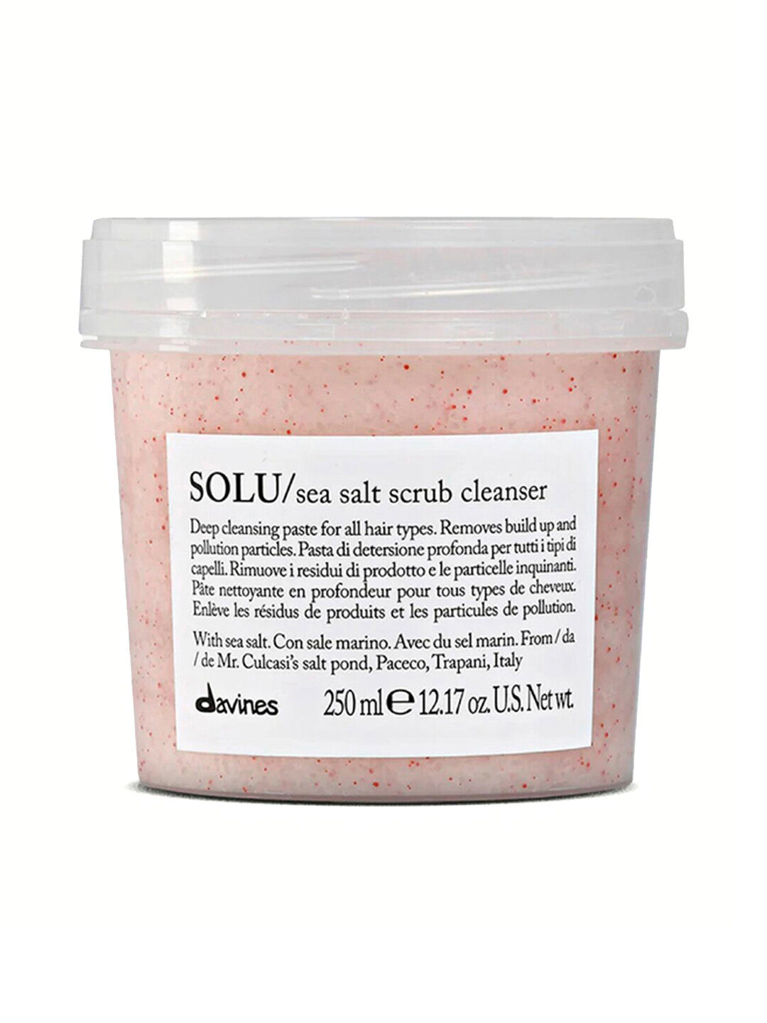 Скраб для волос с морской солью Solu, Davines, Италия, 250 мл