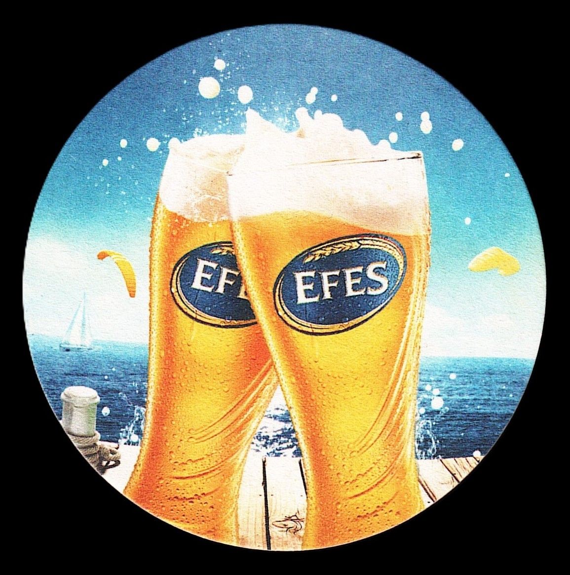 Бирдекель (костер) Efes Лето всегда с тобой! (подставка под пивной бокал)
