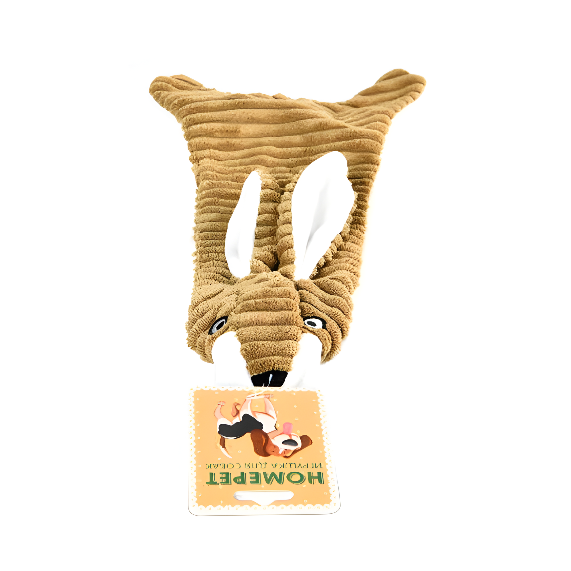 HOMEPET игрушка для собак кролик с пищалкой и шуршащим эффектом 45 х 25 см.