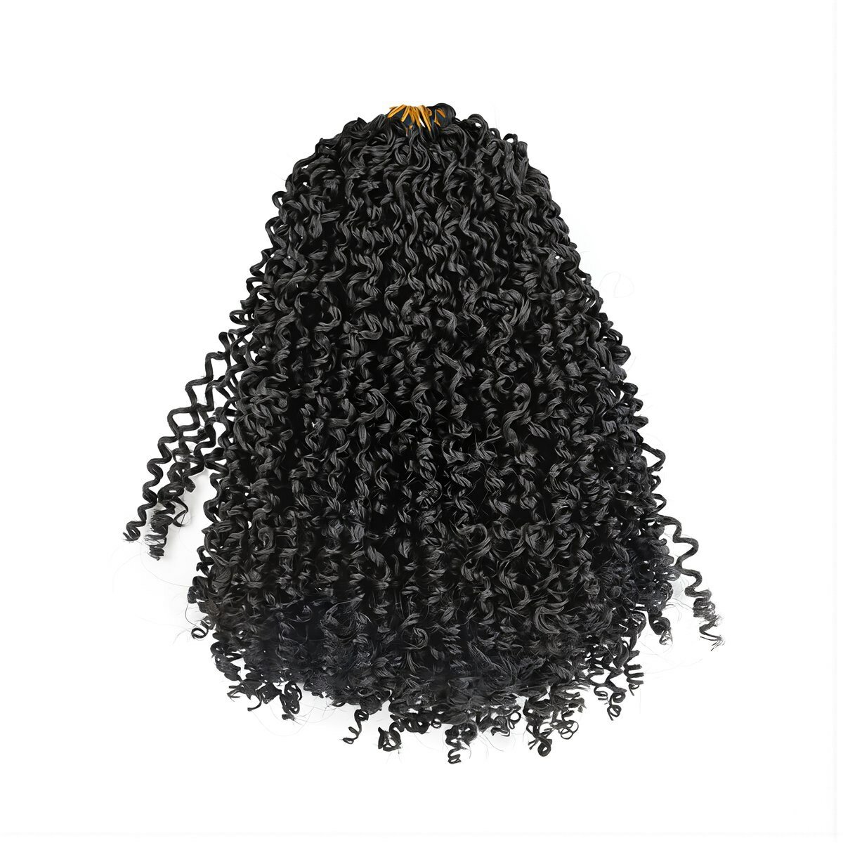 Косички Yanky Twist Crochet Hair синтетические 8 дюймов 24 нити градиентный цвет предварительно скрученные для афро прически маленькие кудри