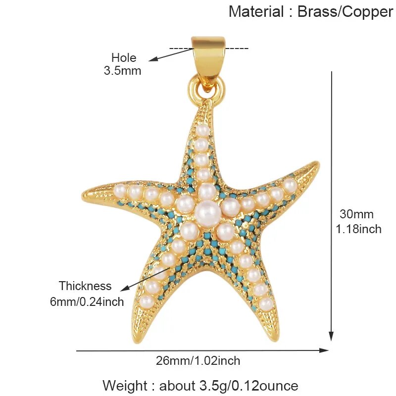 Подвески-шармы Beadsfeeder из латуни с фианитами 18К S623889L1