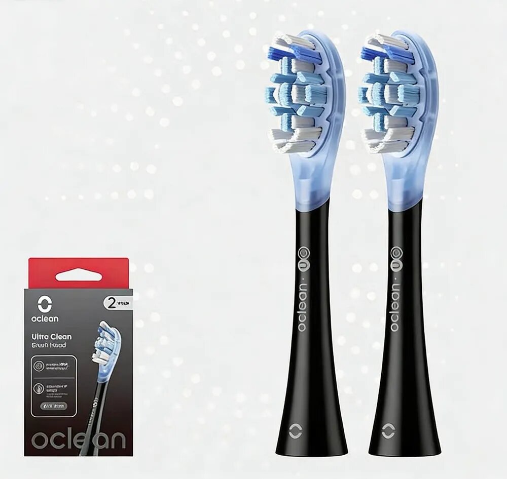 Комплект насадок Oclean Ultra gum care (2 шт), черный