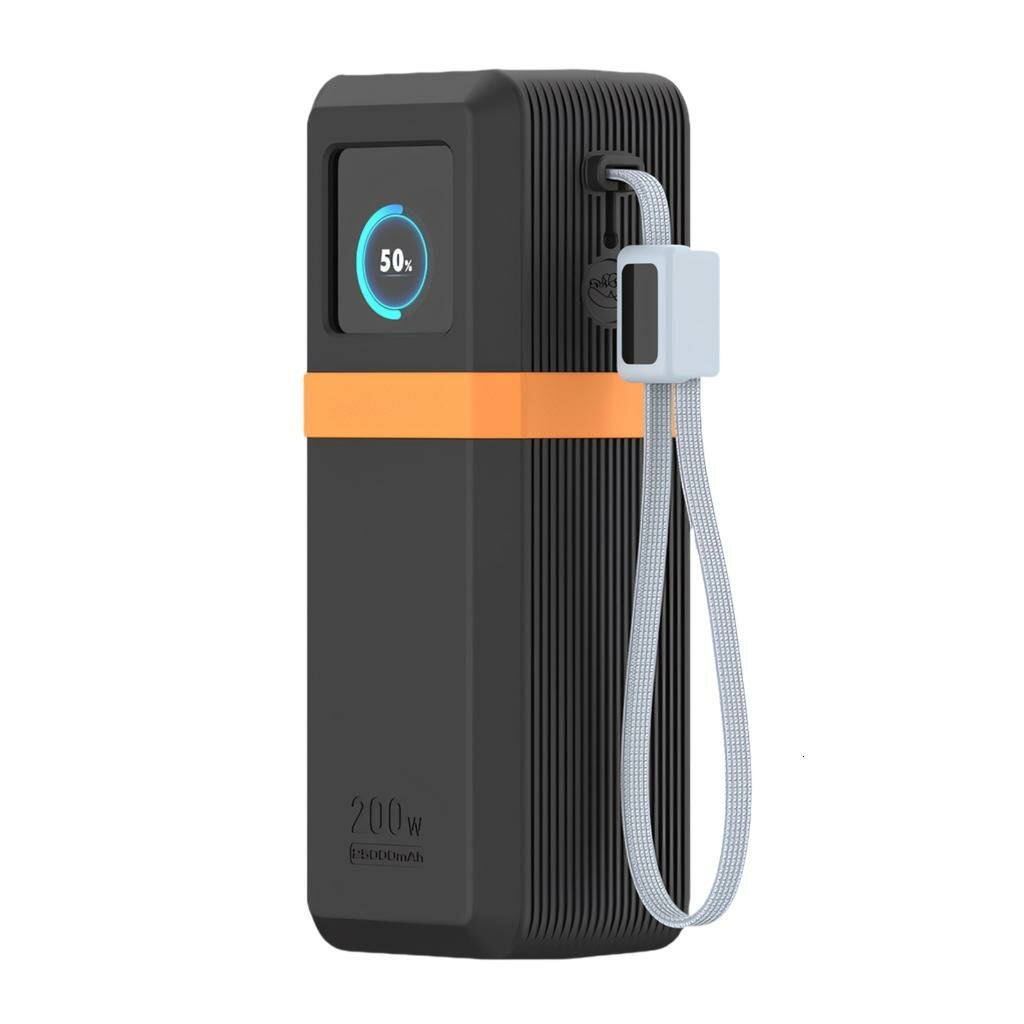 Чехол силиконовый для Power Bank PB728 200W 25000mAh, Черный