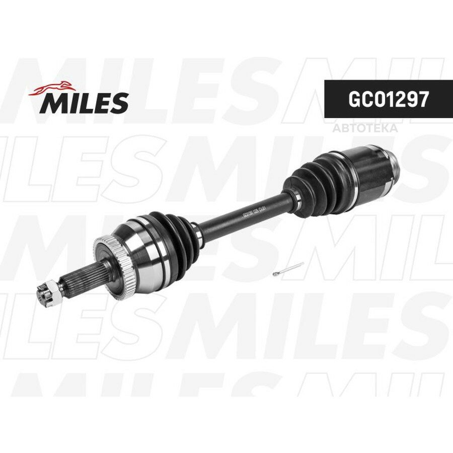 Привод в сборе HYUNDAI SANTA FE 2.4 06-/KIA SORENTO 2.4 CVVT 4WD 09- пер. прав. MILES GC01297
