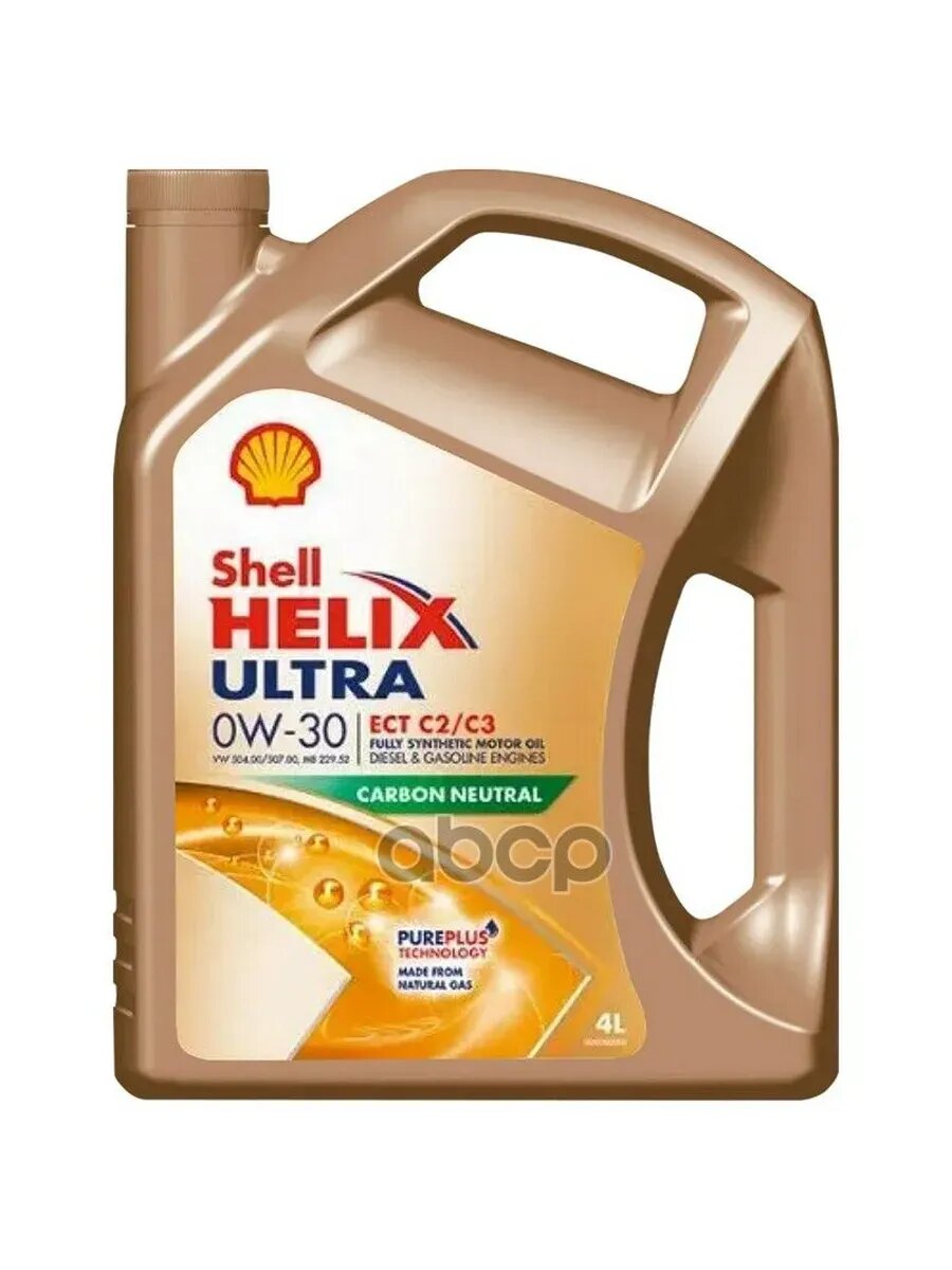Shell 0W30 Shell 4Л Синтетика Helix Ultra Ect C2/C3 Eu