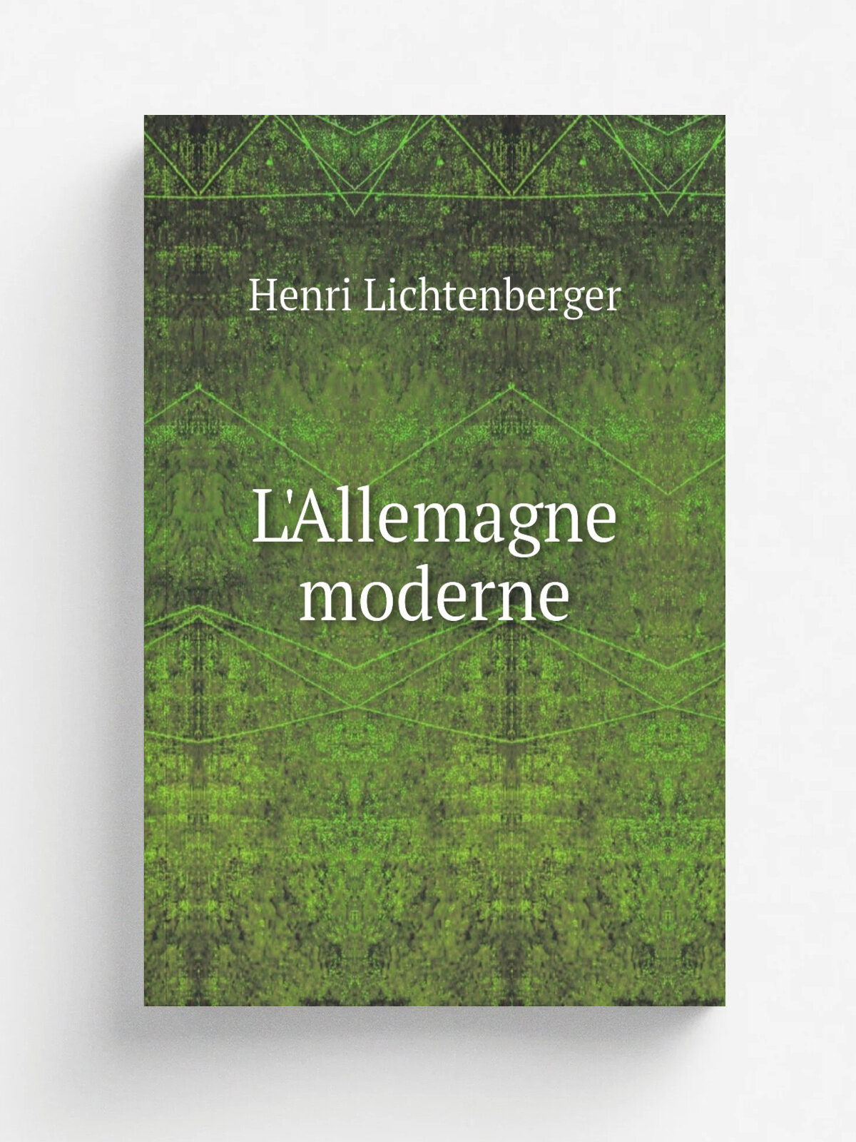 L'Allemagne moderne | Henri Lichtenberger | 1908 | Paris : E. FLammarion | Репринт