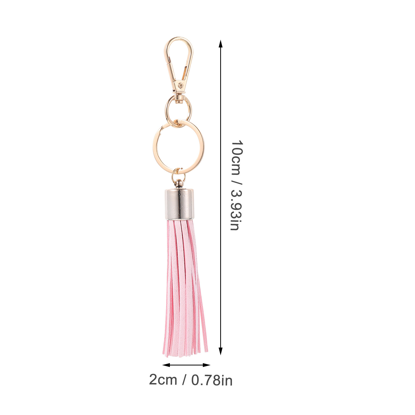 3 Штуки Тassel Keychains Подвеска Креативная Подвеска Для Сумки Украшение Ключей Женщин Девочек Чёрный Розовый Зелёный