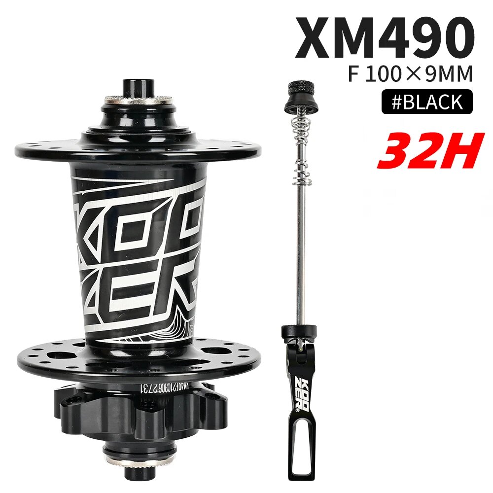 Koozer XM490 втулка задняя, черная, 32H, 100x9мм