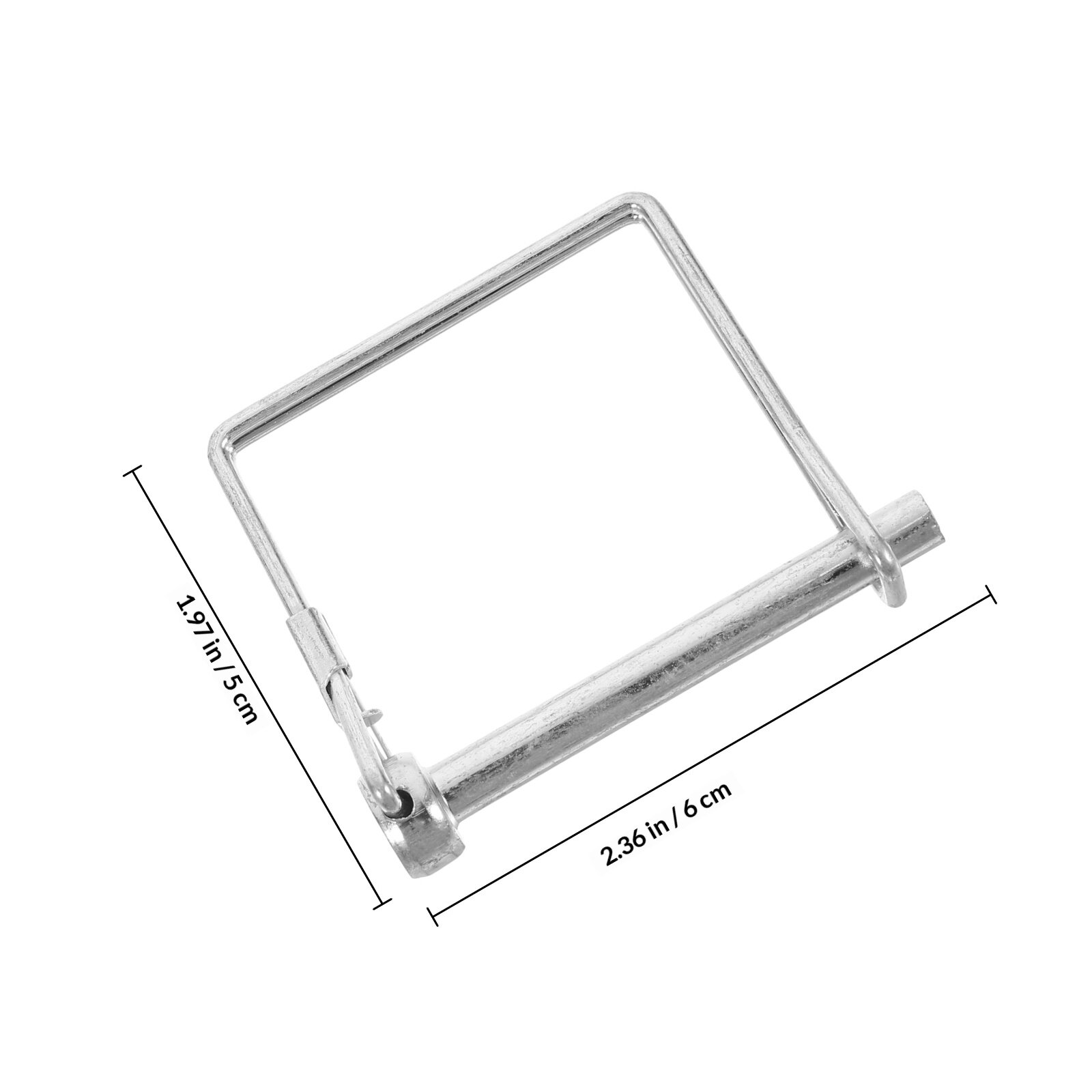 4 Штуки Надежный Замочный Пин Для Прицепа Серебристый 6.00X5.00X0.60Cm