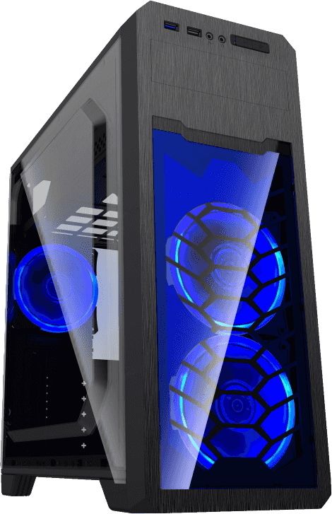 Корпус GAMEMAX G563 без БП (черный Mid-tower CPU 160мм VGA 360мм)
