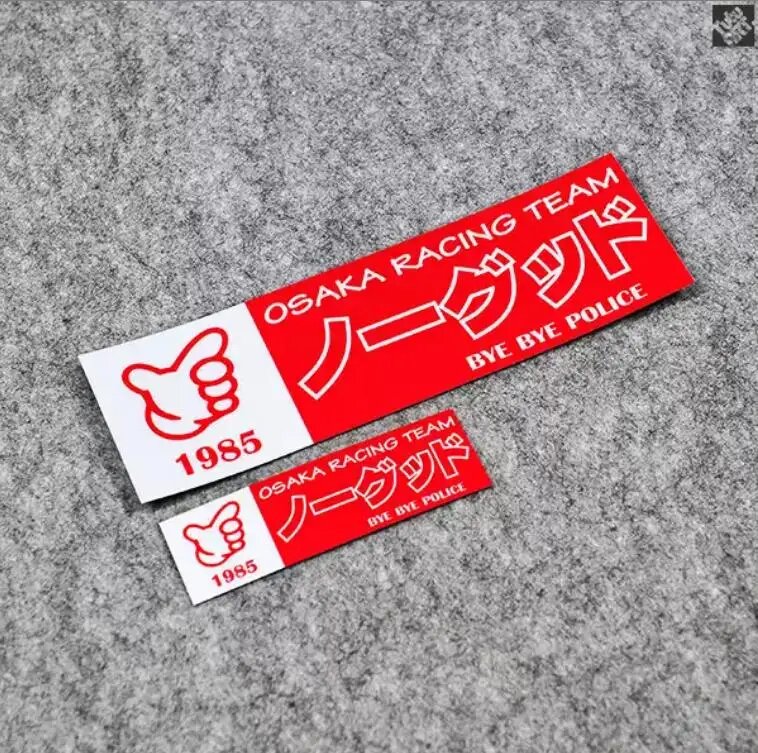 OSAKA Racing Team Япония Kanjozoku автомобильные наклейки ByeBye JDM дрифт наклейка 17.5X5.5CM