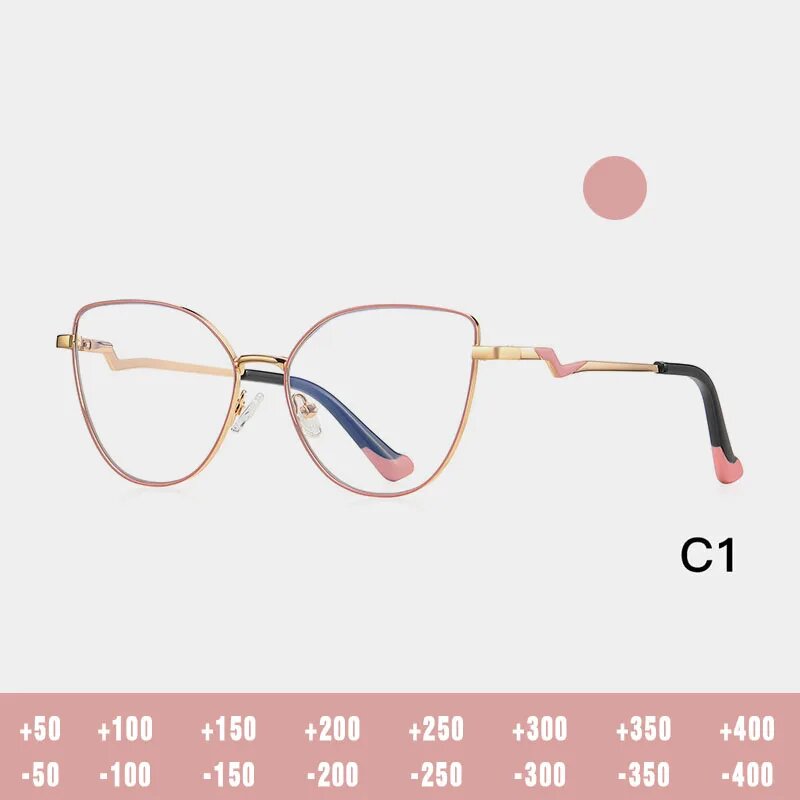 KANSEPT оправа кошачий глаз, 3043C1, Prescription custom
