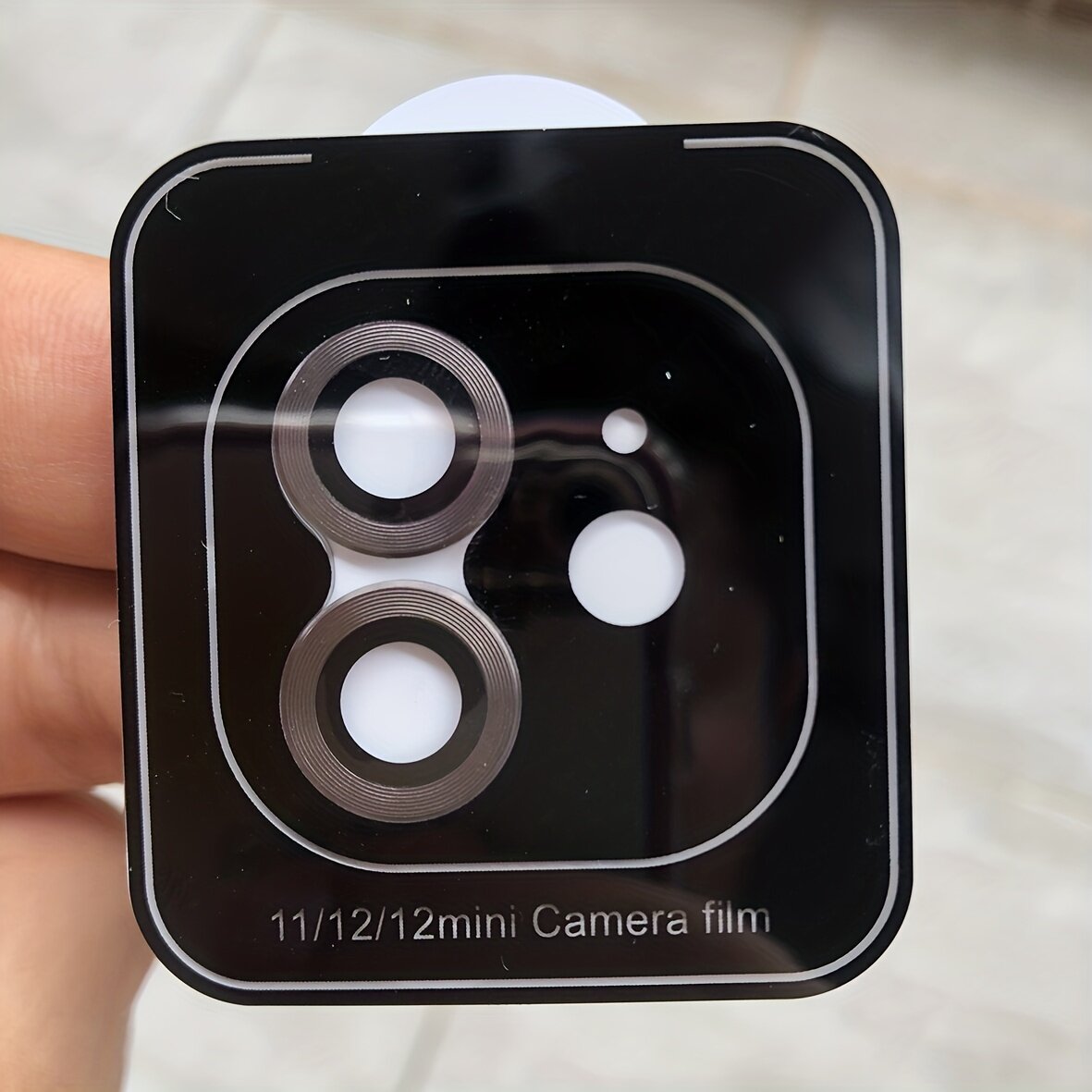 Защитная пленка для объектива смартфона с рисунком компакт-диска, графитово-серая, подходит для iPhone 11