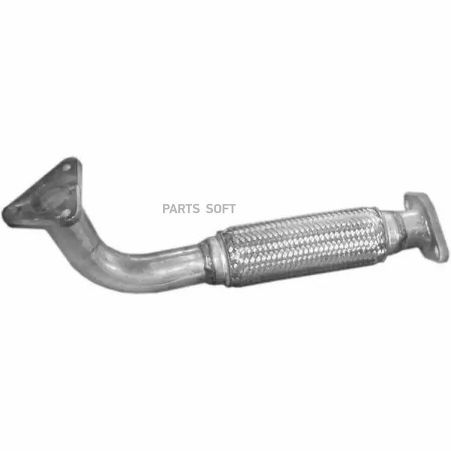 Труба глушителя приемная 740-513, Mazda MX-3 1.6 91-93, 323 1.3i, 1.6, 1.8 89-94. от официального дистрибьютора, POLMOSTROW, артикул 12150