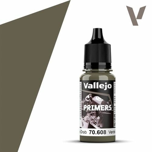 Грунт 70608 Surface Primer - U.S. Olive Drab 17 ml. Vallejo 70608