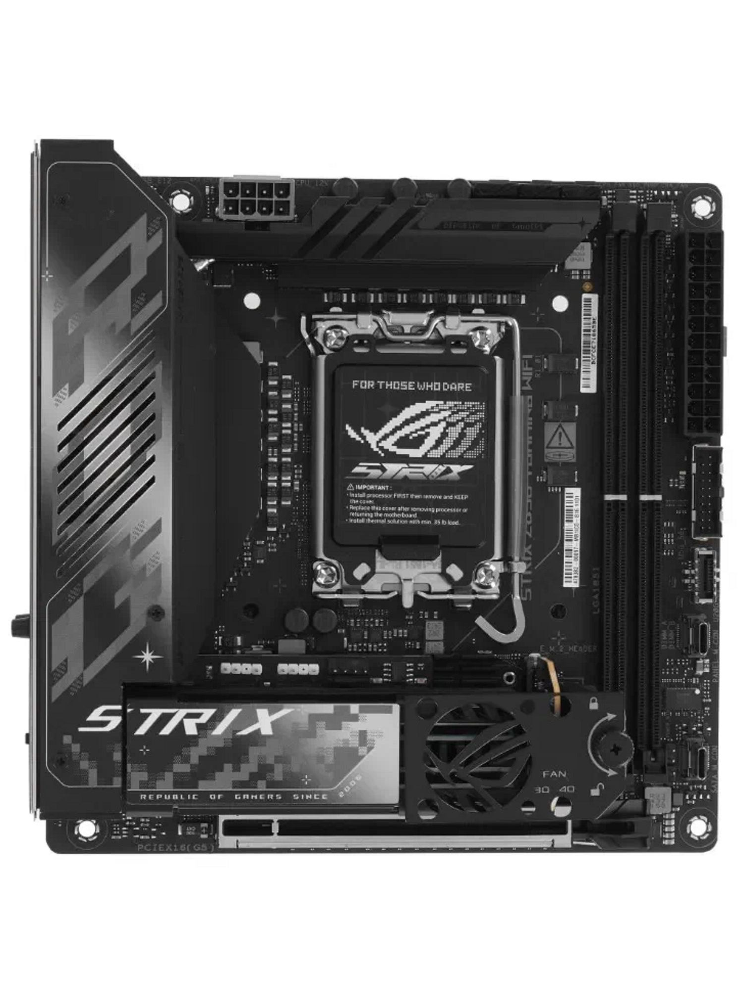 Материнская плата ASUS ROG STRIX Z890-I GAMING WIFI ATX LGA1851 Intel Z890 2xDDR5 (128ГБ)