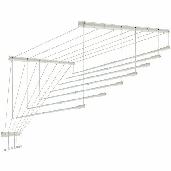 Сушилка потолочная Anyday TELESCOP WHITE для белья, 1,0-1,8м 005543