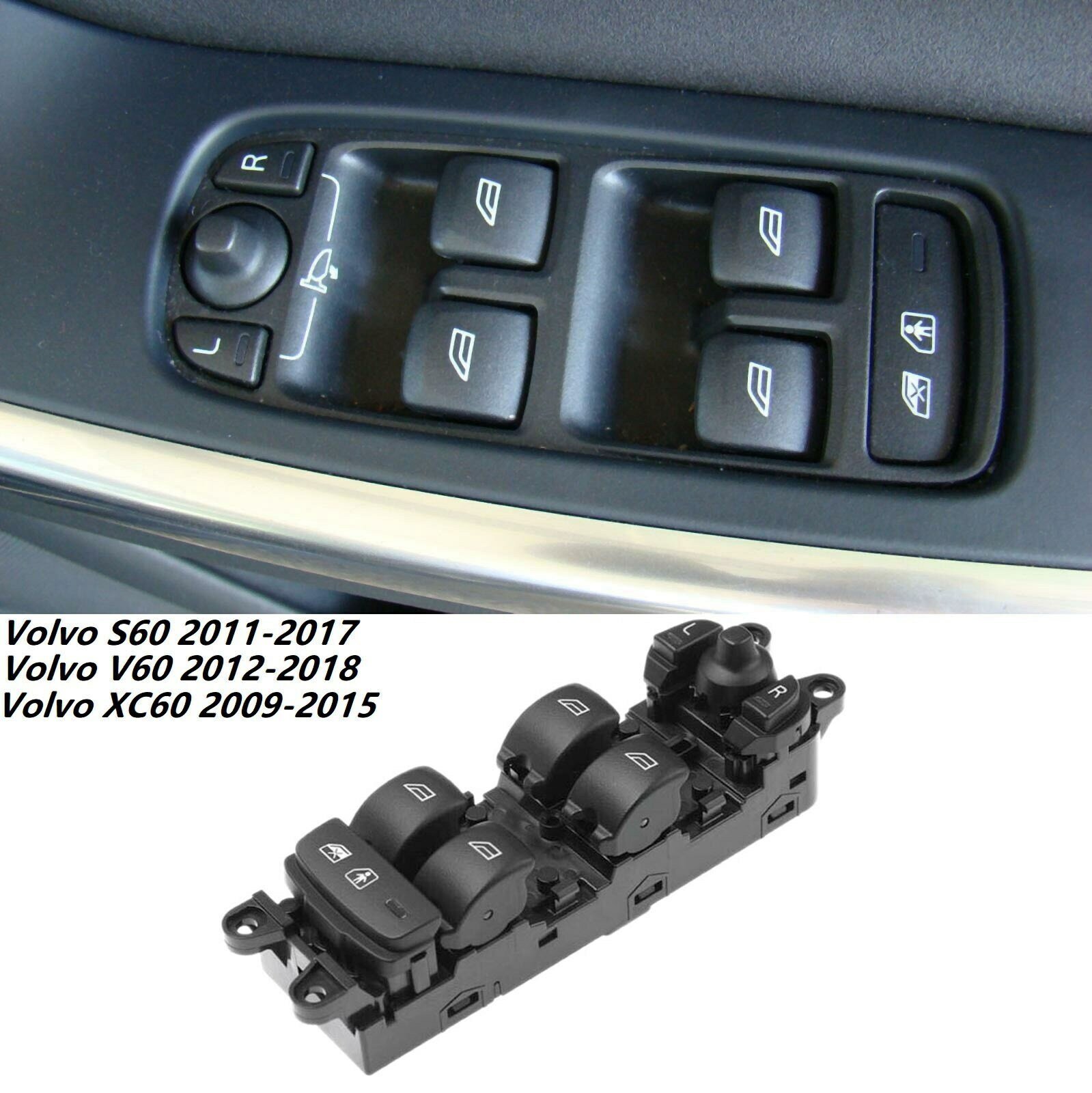 Главный переключатель окна автомобиля Volvo S60 MyPads 31334348