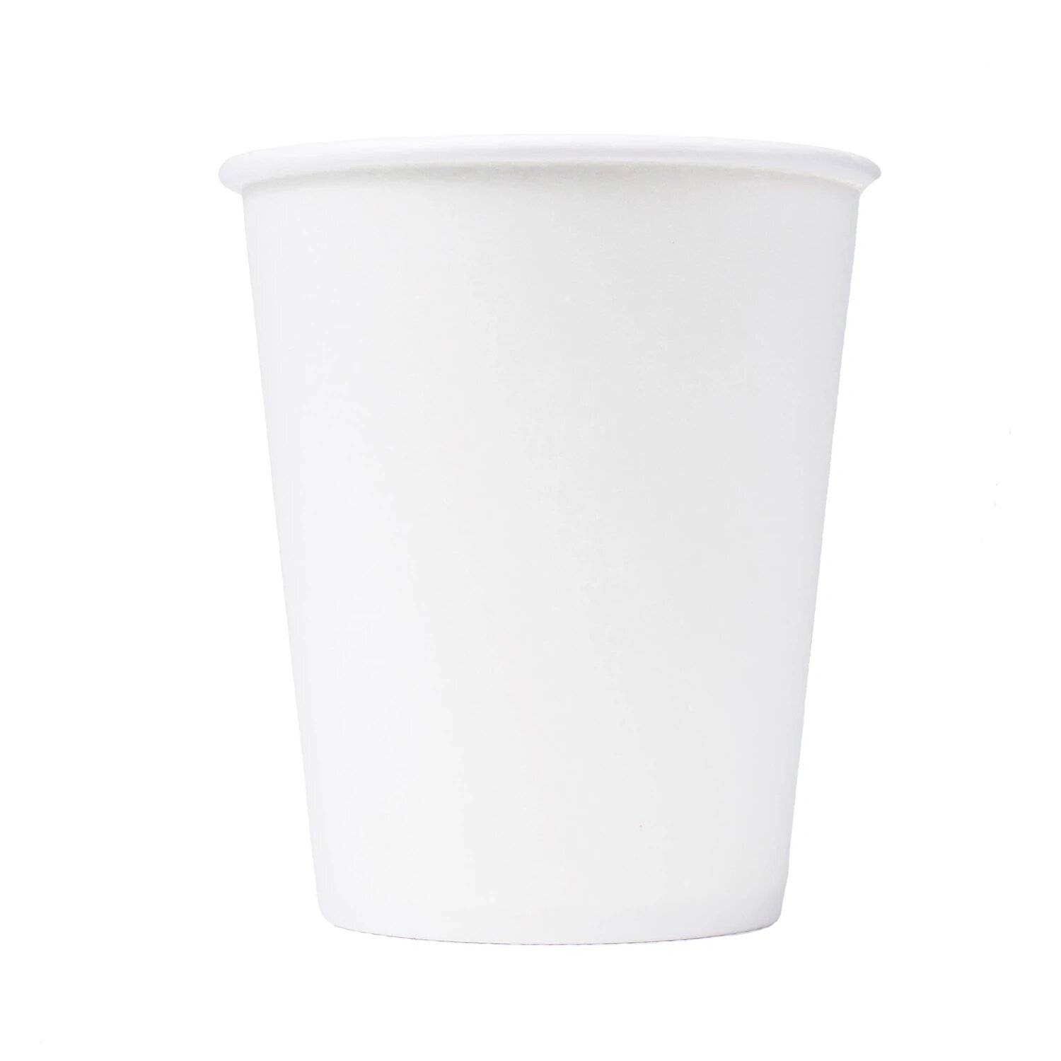 Стакан одноразовый бумажный 180/205 мл, D 72 мм, комплект 80 шт, однослойные, белые, холодное/горячее, формация, HB72-205-0000, 2шт.