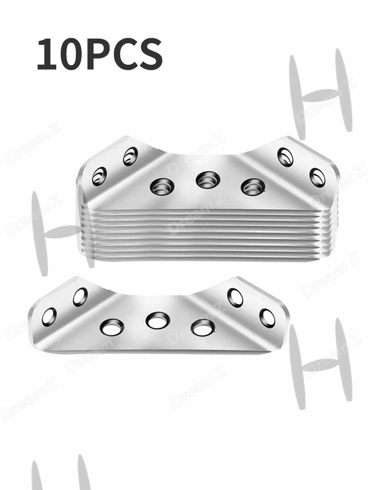 10 многофункциональных угловых кодов, угловой кронштейн, разъем треугольной опоры, мебель из металла аксессуары, подходит для письменных столов, стульев, шкафов и т. д.