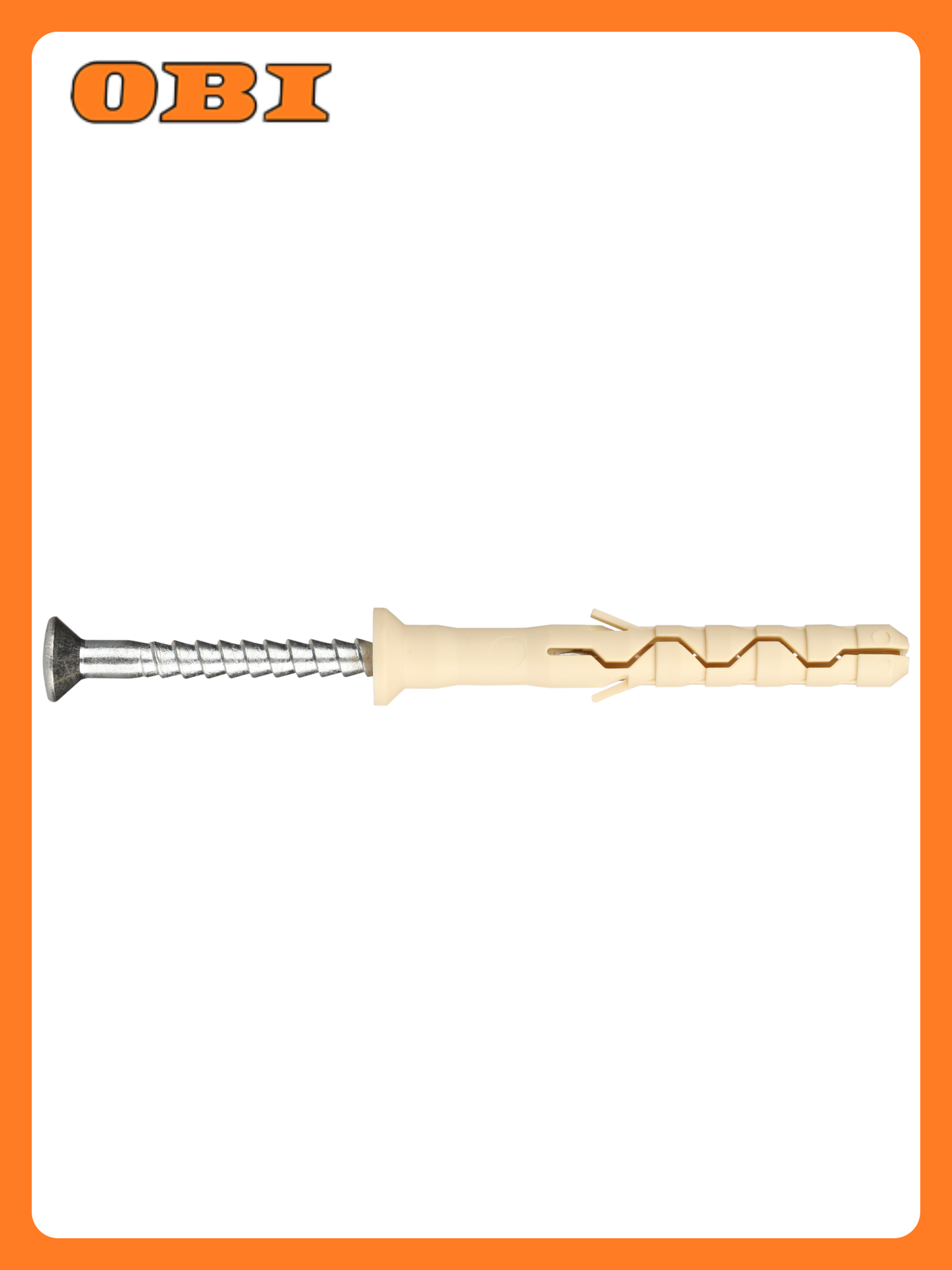 Дюбель-гвоздь европартнер PDG UK 6x40 мм потайной бортик нейлон 50 шт