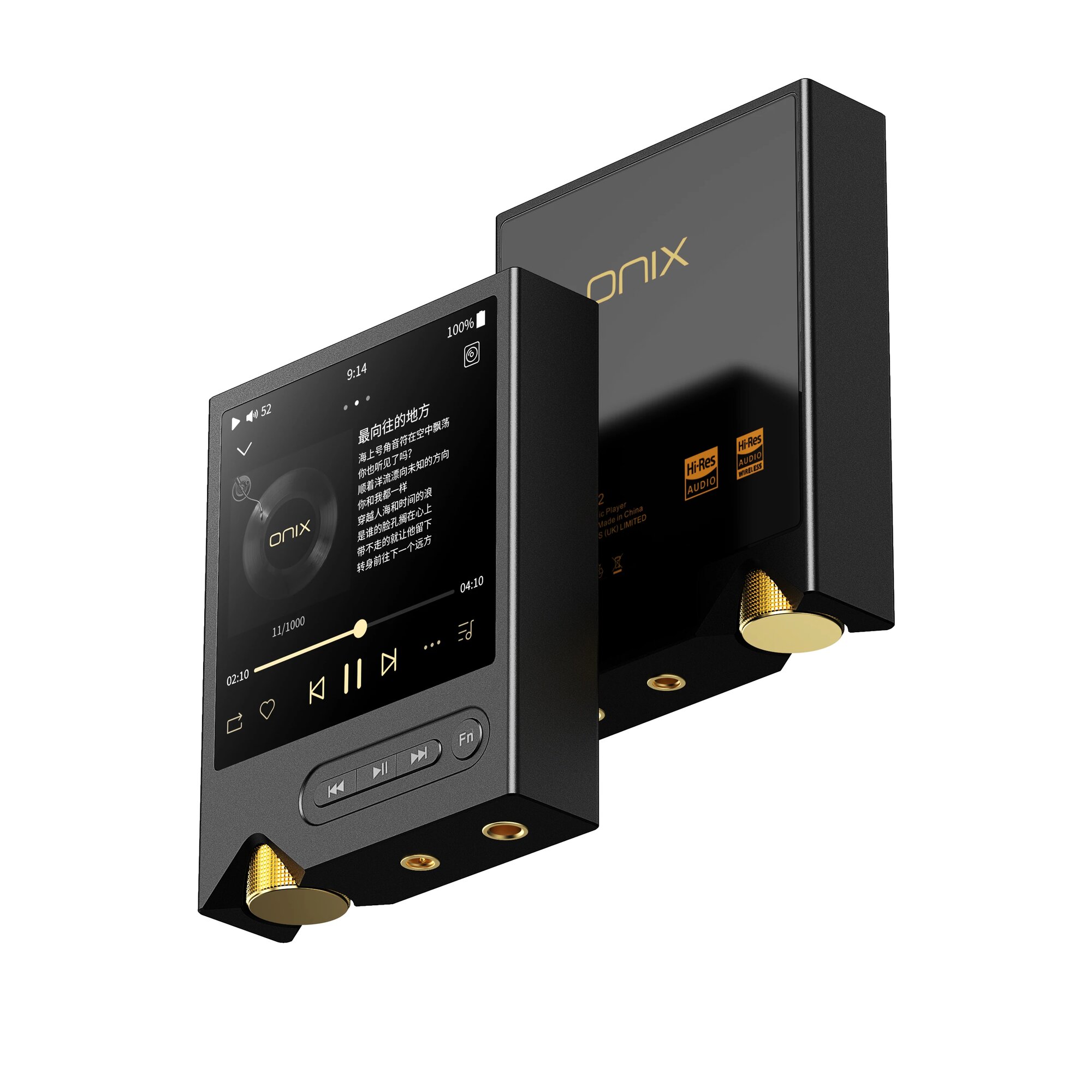 Onix XM2 Hi-Res MP3 плеер Черный, XM2