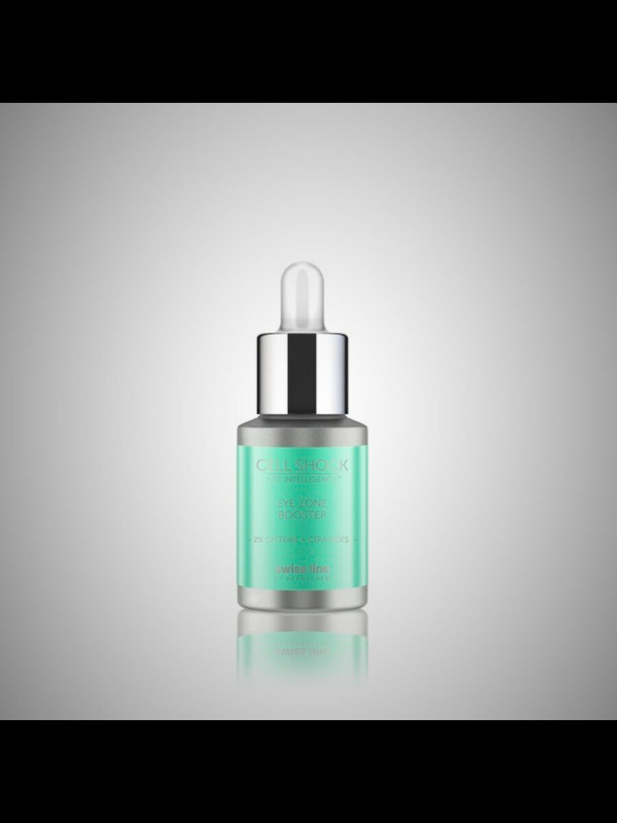 SWISS LINE Cell Shock Age Intelligence Eye Zone Booster, Бустер для кожи вокруг глаз с кофеином и церамидами 15 мл