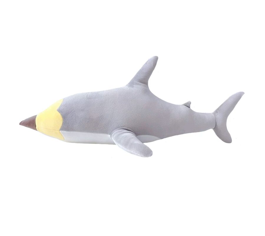 Плюшевая игрушка-акула BIBIG, подушка-акула для девочек, подарок на день рождения Мягкая и милая подушка в виде