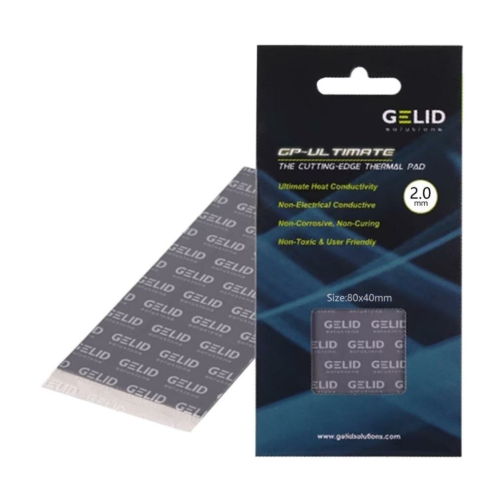 Термопрокладка силиконовая для охлаждения CPU и GPU, 2MM