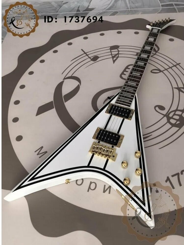 ADAM Электрогитара Flying V 6-струнная, корпус Махагони 39"