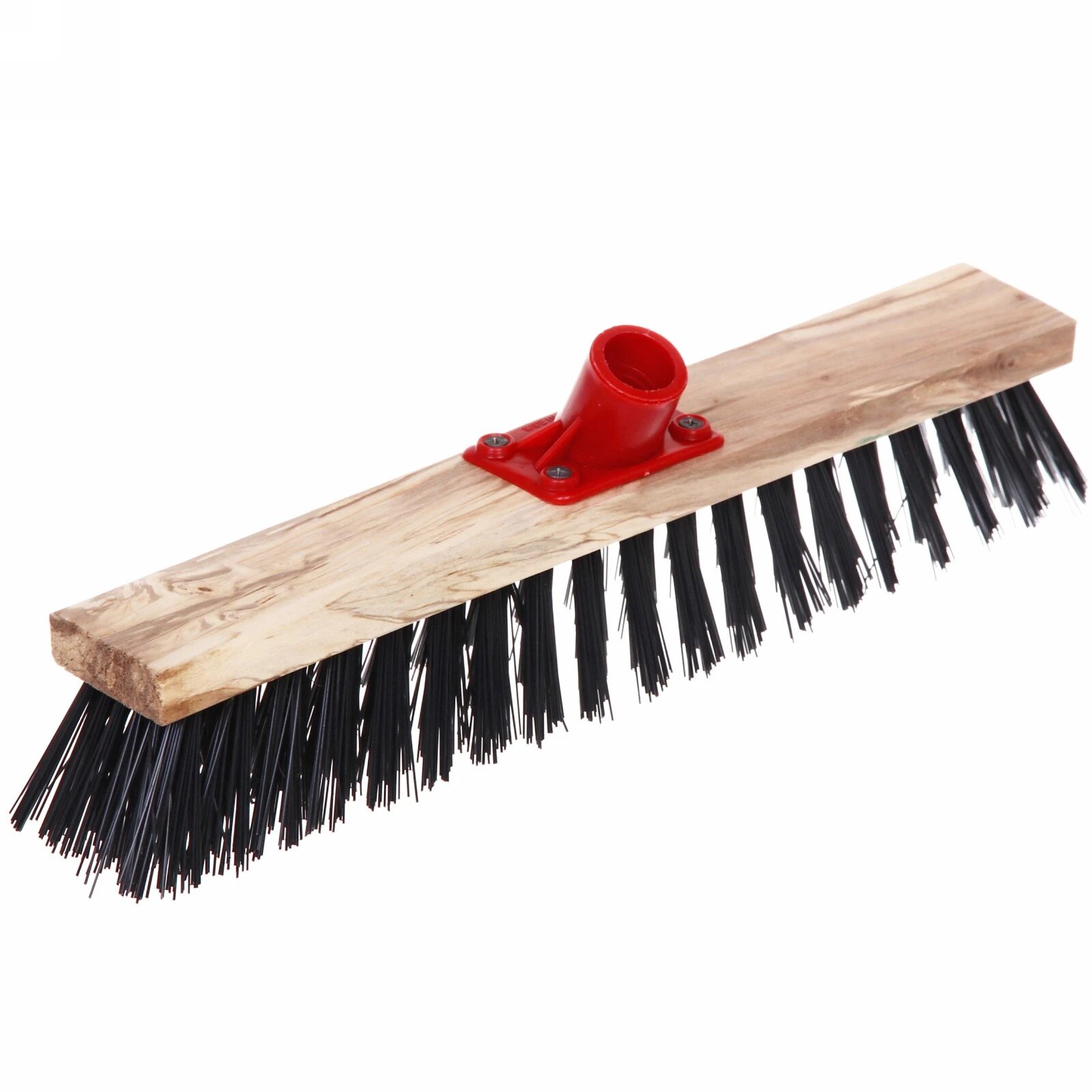Щетка для сухой уборки пола с жесткой щетиной, деревянное основание, пластиковый держатель, 40х8 см