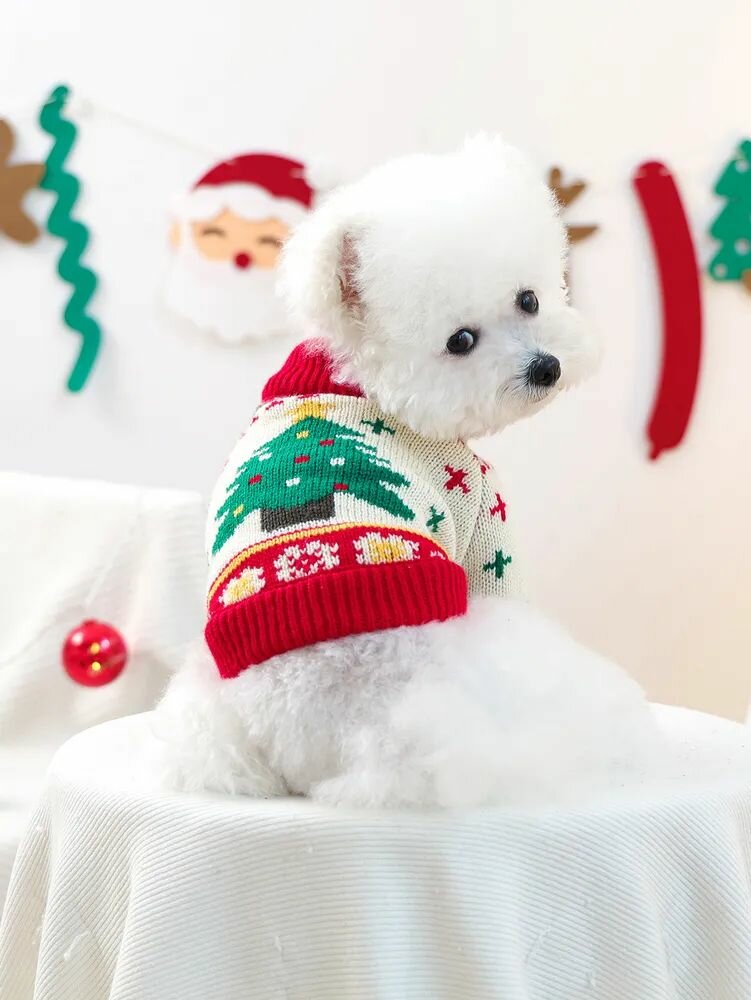 Рождественские свитеры, HAPPY DOG, которые могут носить как собаки, так и кошки, красные, высококачественные ткани, удобные и мягкие, изысканные и красивые
