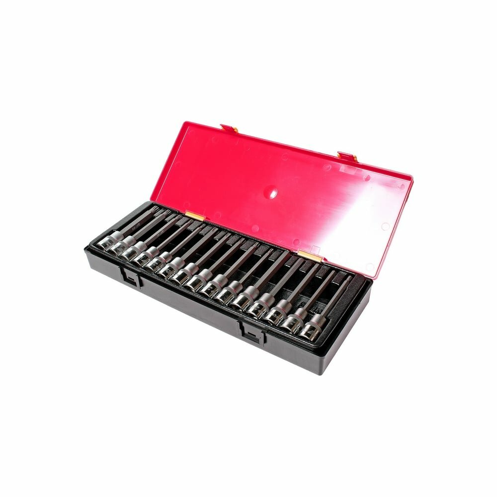 Набор головок торцевых JTC 1/2" TORX, HEX, SPLINE в кейсе 15 предметов -K4152 687602