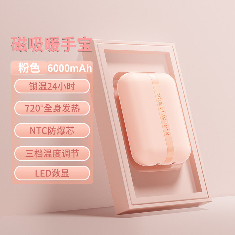 2025 Япония и Корея Новый Магнитный Грелка для Рук Power Bank USB Мини Зарядка Взрывозащищенный Электрический Обогреватель Зимний Нагреватель