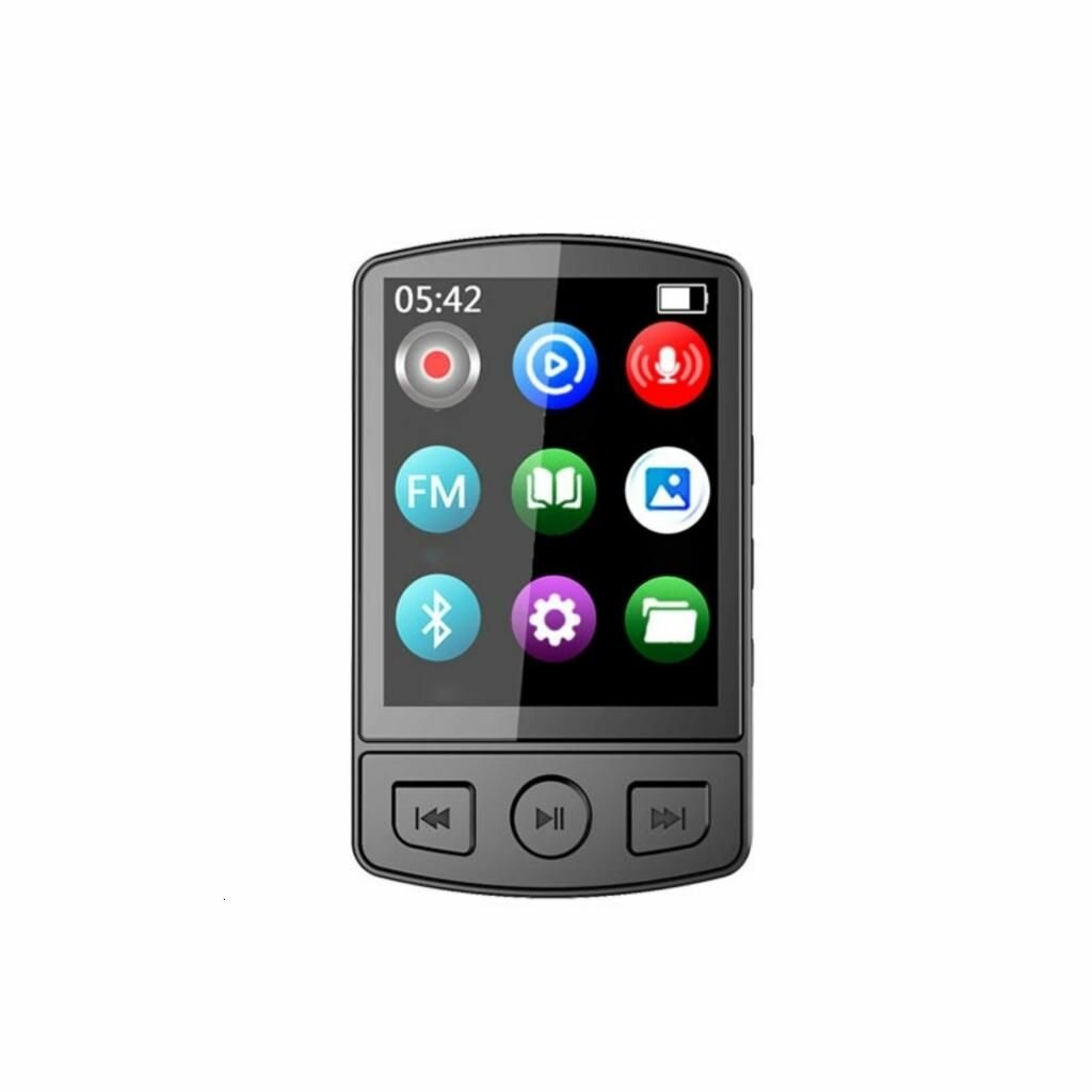 Портативный MP3-плеер с Bluetooth 5.0 и сенсорным экраном, 16GB
