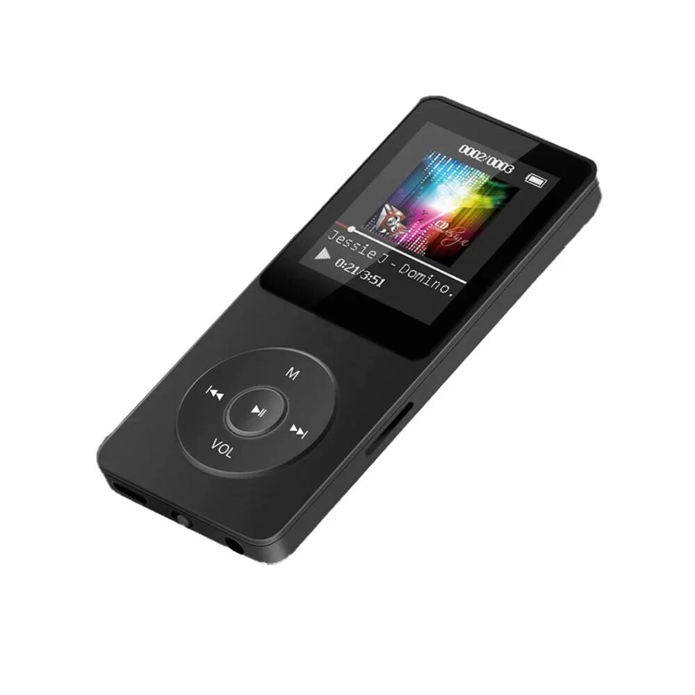 MP3-плеер ZY MP3/MP4, 1.8-дюймовый экран, 64 Гб, черный, Hi-Fi плеер с наушниками — фото 1