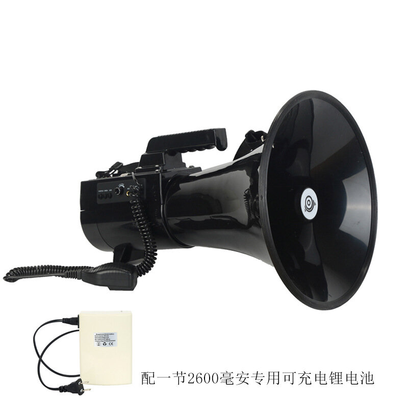 100-ваттный громкоговоритель, мощный динамик, мегафон, 2000m громкоговорителей, запись в цикле, 100-ваттный динамик с USB