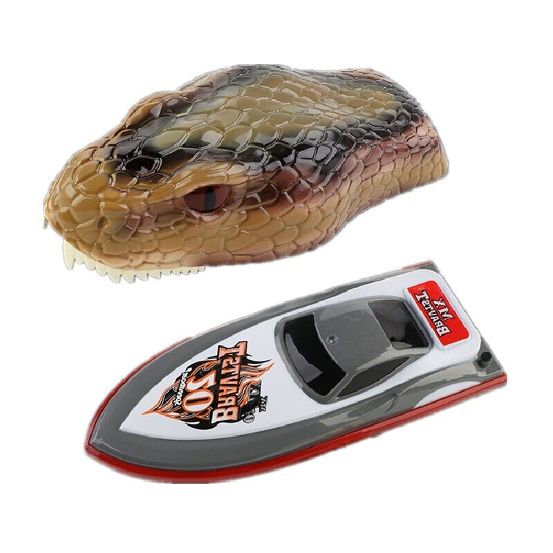 Дистанционное управление RC Змея Лодка Электрический Животный Корабль Скоростная Лодка Моделирование Летняя Вода Спофинг Модель Игрушка Дети RC Лодка (Цветная)